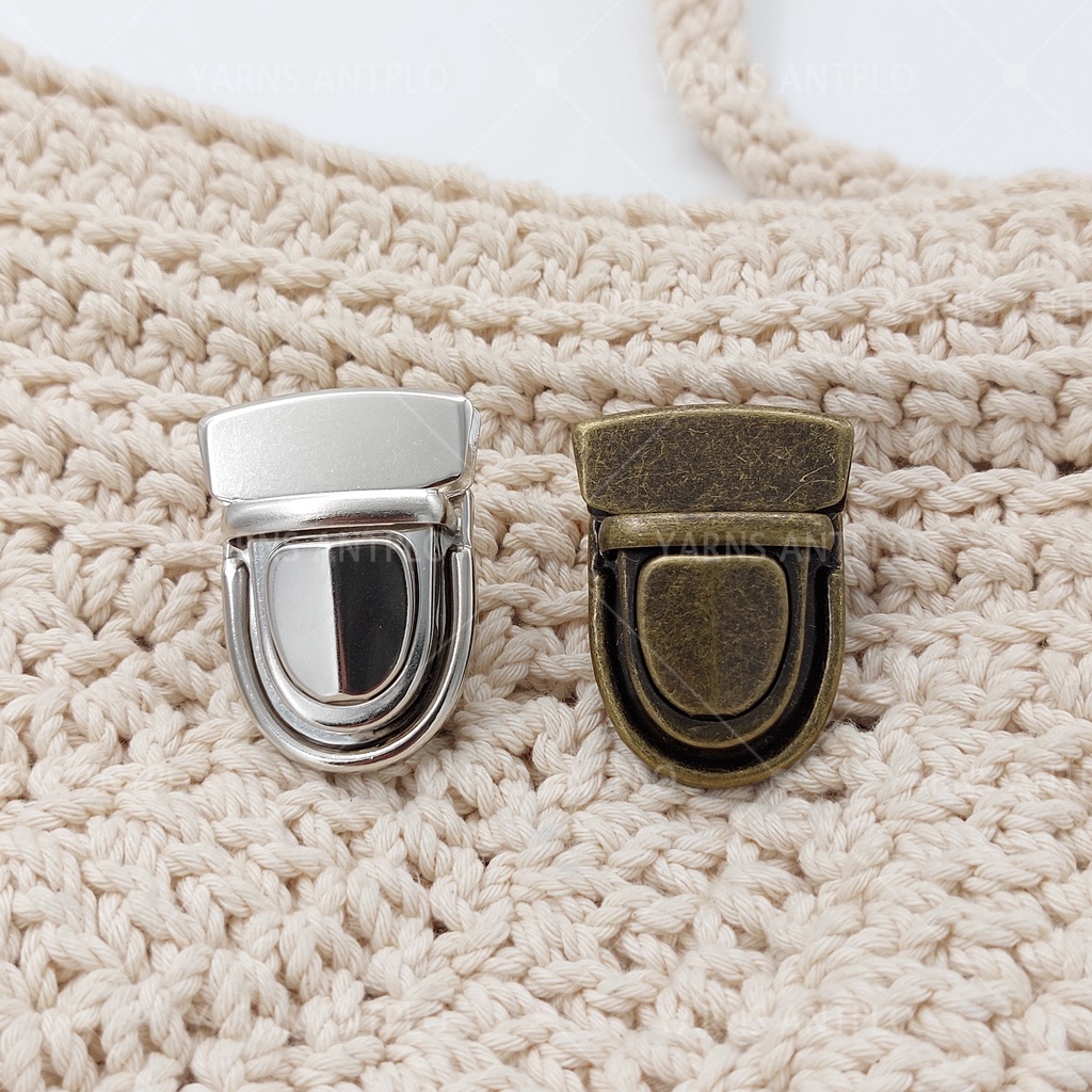 Yarns Art: BAG PURSE SNAP PUSH LOCK METAL CLASP CLOSURE | Shopee ...