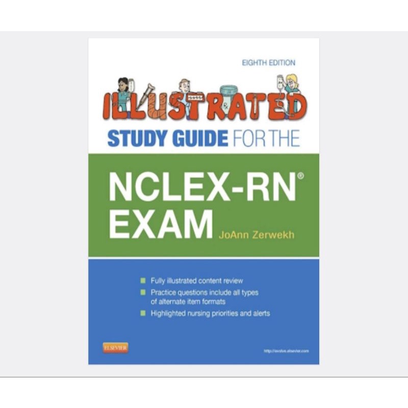 Illustrated study for the NCLEX-RN Exam 8th edition | Shopee Philippines