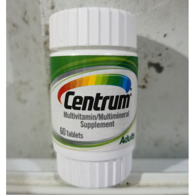 Centrum adult Multivitamin supplement 60 tablet pocket size vitamin ...