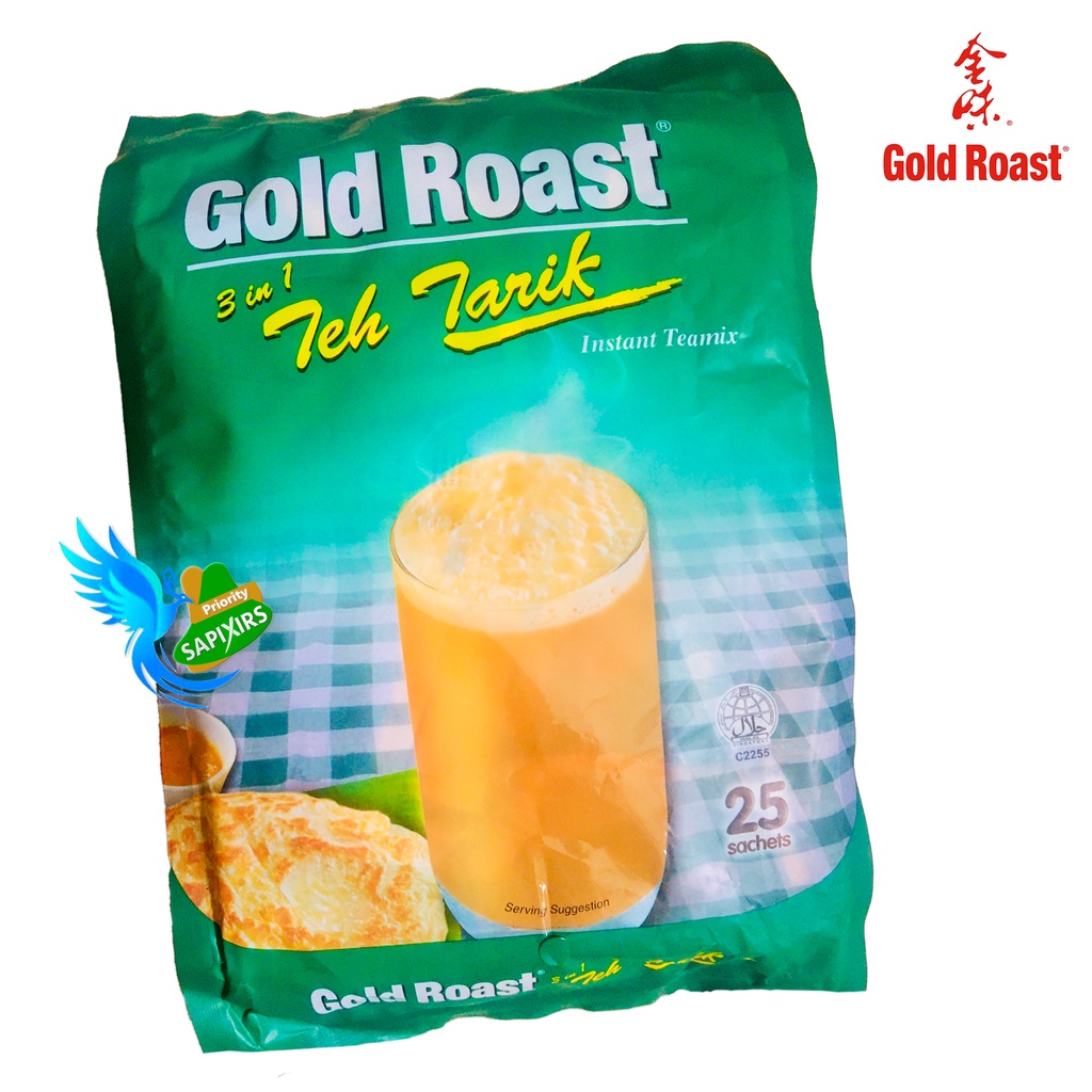 Gold ROAST 3 in 1 Teh Tarik Instant Teamix Milk tea Golden Flavor ...