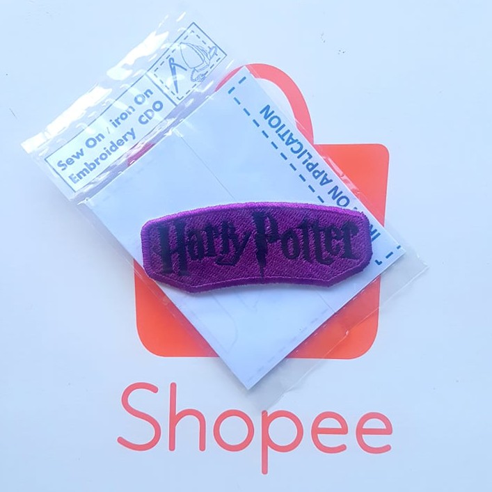 Harry potter iron on patch 3inch | Shopee Philippines