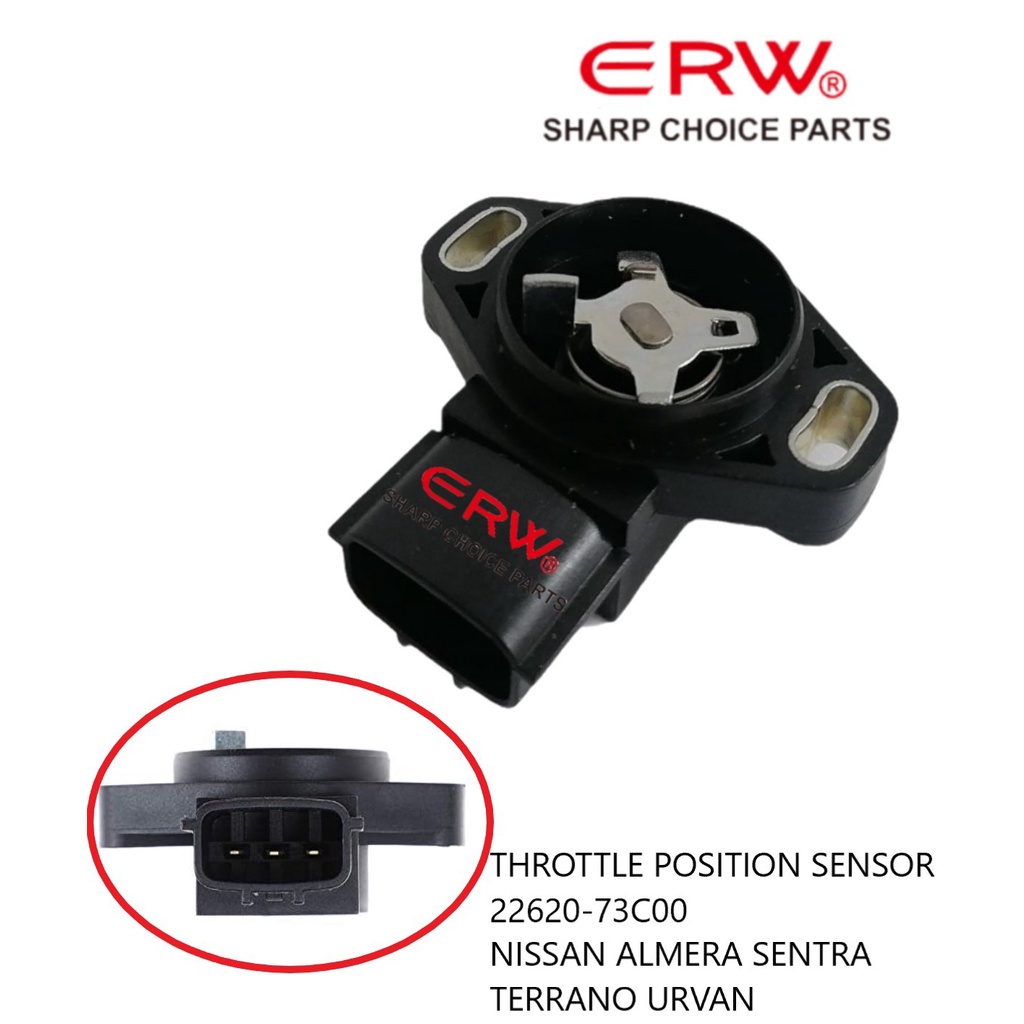 THROTTLE POSITION SENSOR( 22620-73C00) NISSAN URVAN SENTRA 1994 SUPER ...