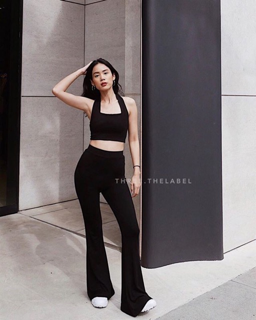 Venice pants (High-Waisted Flared pants) | Shopee Philippines