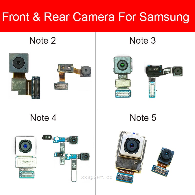 Front Rear Camera For Samsung Galaxy Note 2 3 4 5 N7100/N900/N9005 ...