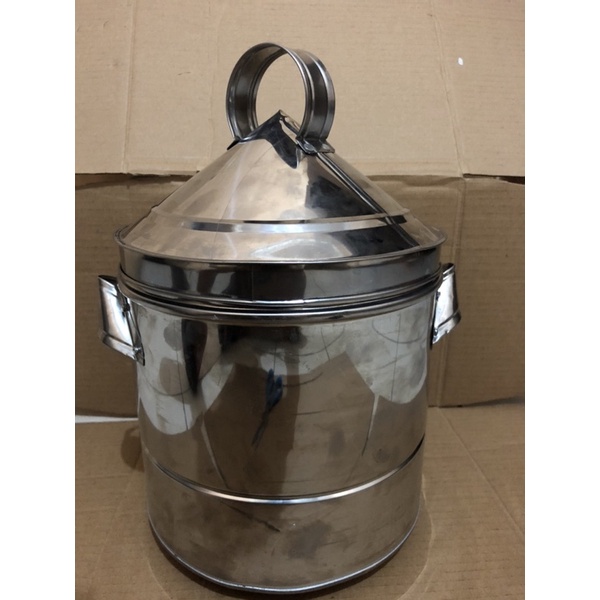 Dandang Steamed Rice / Steaming Pan, Versatile UK 2kg stainlees ...