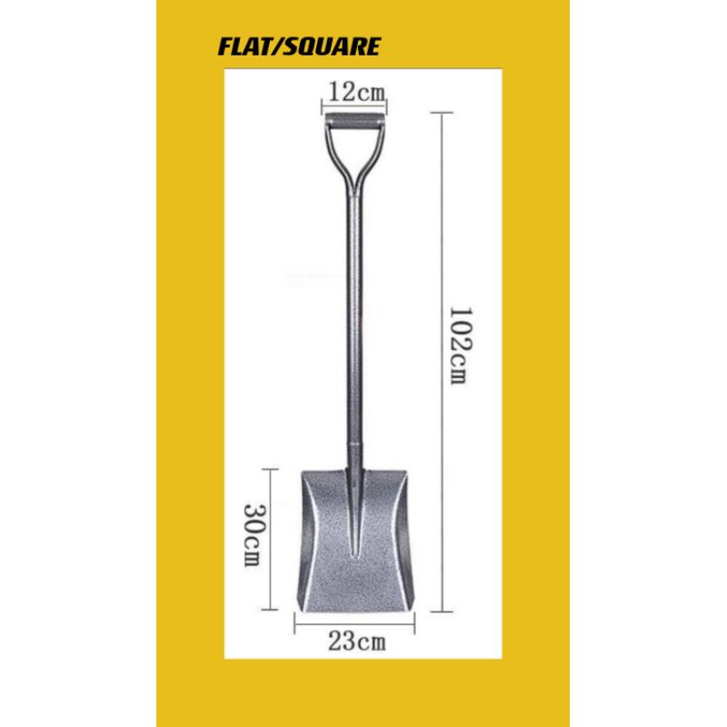 STEEL SHOVEL POINTED/ SQUARE HIGH QUALITY PRODUCT/ SHOVEL POINTED ...