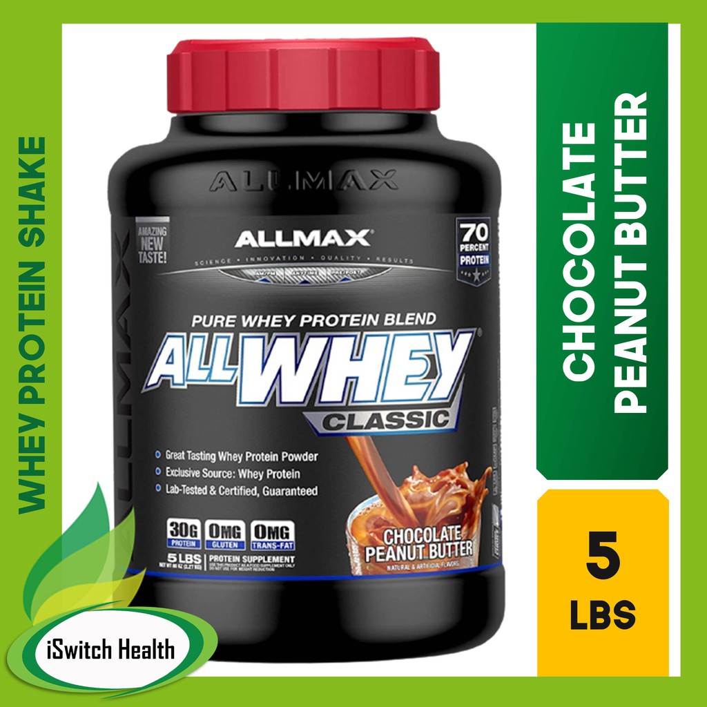 All Max Nutrition All Whey Classic Premium Whey Protein Blend - 5lbs ...