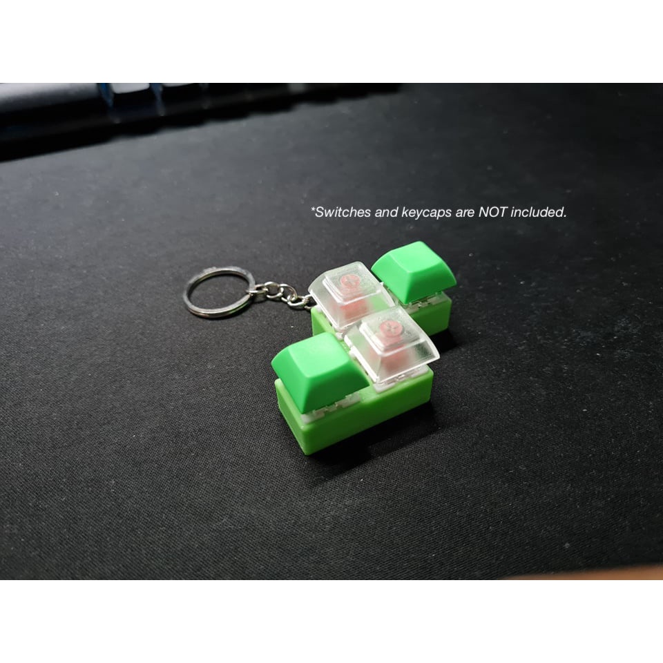 3D Printed Mechanical Switch Keyboard Fidget Keychain Tetris Right ...