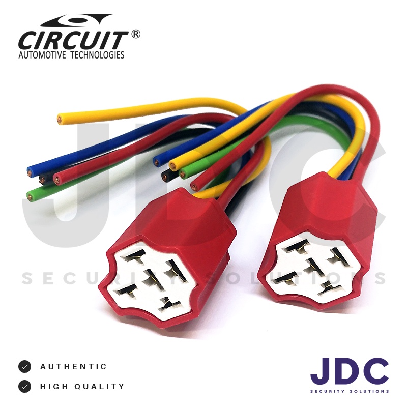 Circuit Automotive Technologies CS-5P Ceramic Relay Socket 5 Pins (2 ...