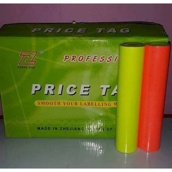 (MAPLE) Price Tag Sticker Assorted Color 600mm for Price Tagging Gun ...