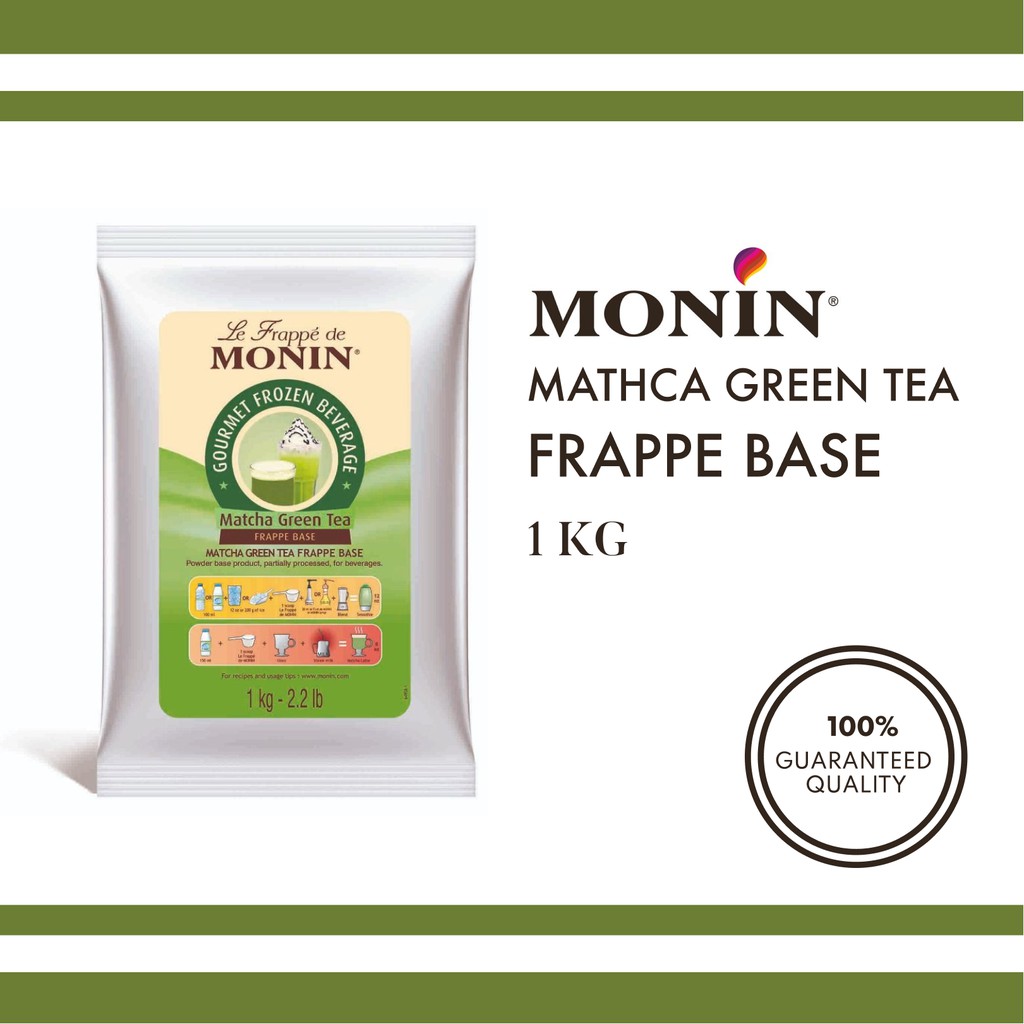 Monin Frappe Powder Matcha Green Tea 1kg | Shopee Philippines
