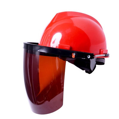 Helmet-worn electric welding shield, welder's face shield, high ...
