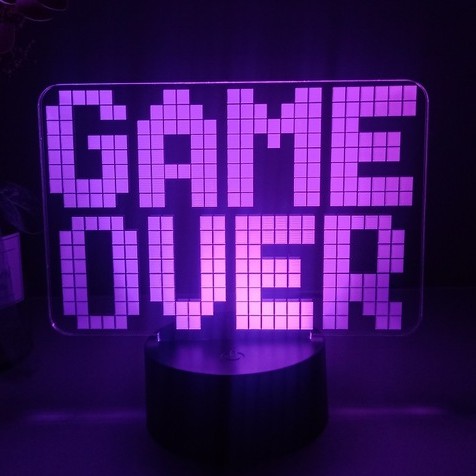 3D led Light night light Playsstation Gaming Room Desk Night Lamp ...