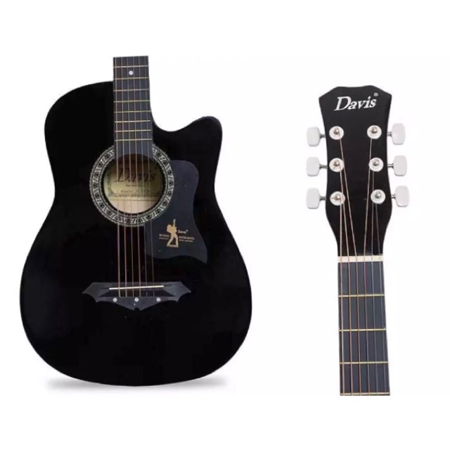 Davis acoustic guitar JG-38C (black) | Shopee Philippines