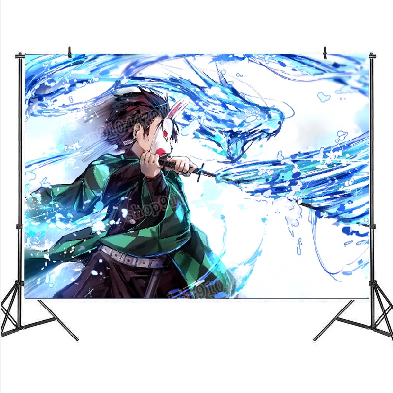 Demon Slayer 150*210CM party backdrop decorations party decoration ...