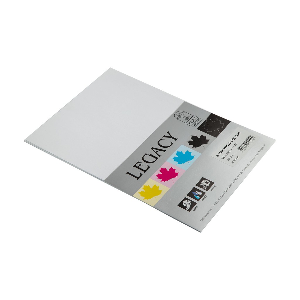 Legacy K-One Specialty Paper A4 10Sheets 120 gsm White K120 (5 Packs ...