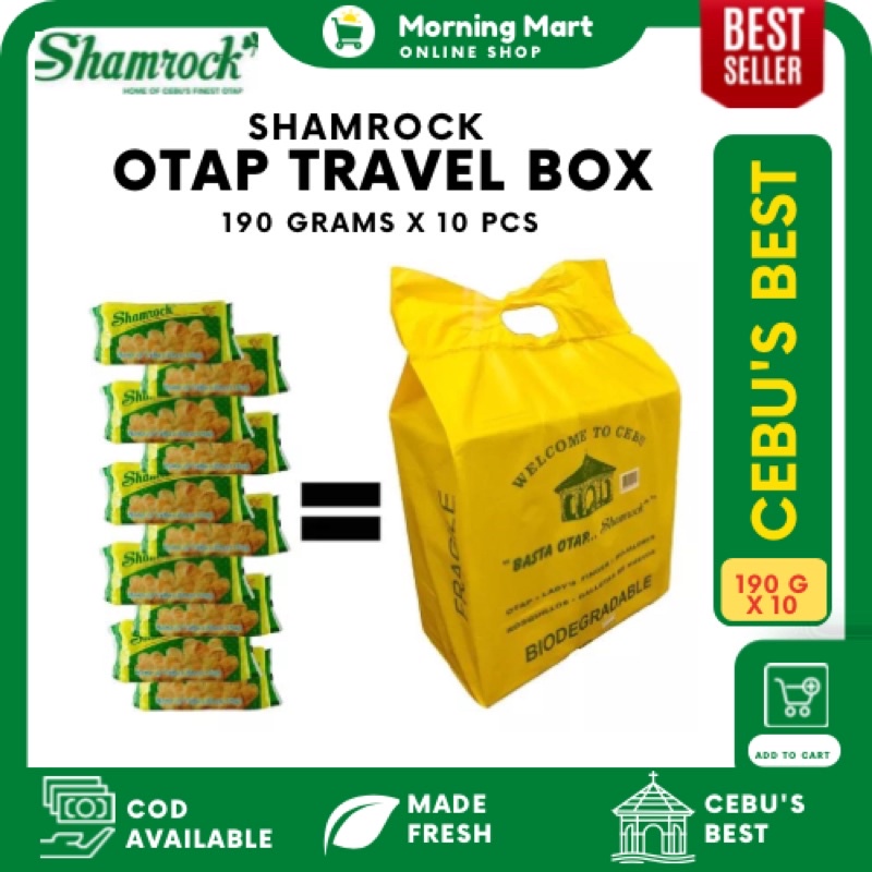 Shamrock Cebu’s Best OTAP on a box (10 packs x 190 grams) | Cebu's ...