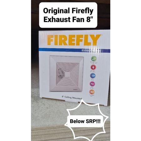 Firefly Exhaust Fan - 8" - Ceiling Type | Shopee Philippines