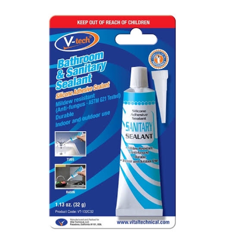 vtech bathroom and sanitary sealant | Shopee Philippines