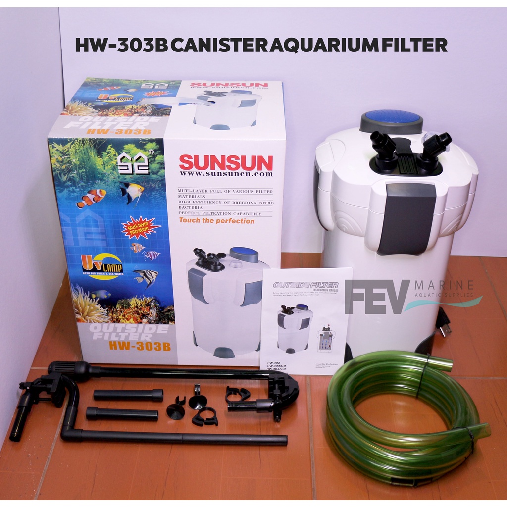 HW-303B Aquarium External Pressurized Canister Filter 303B | Shopee Philippines