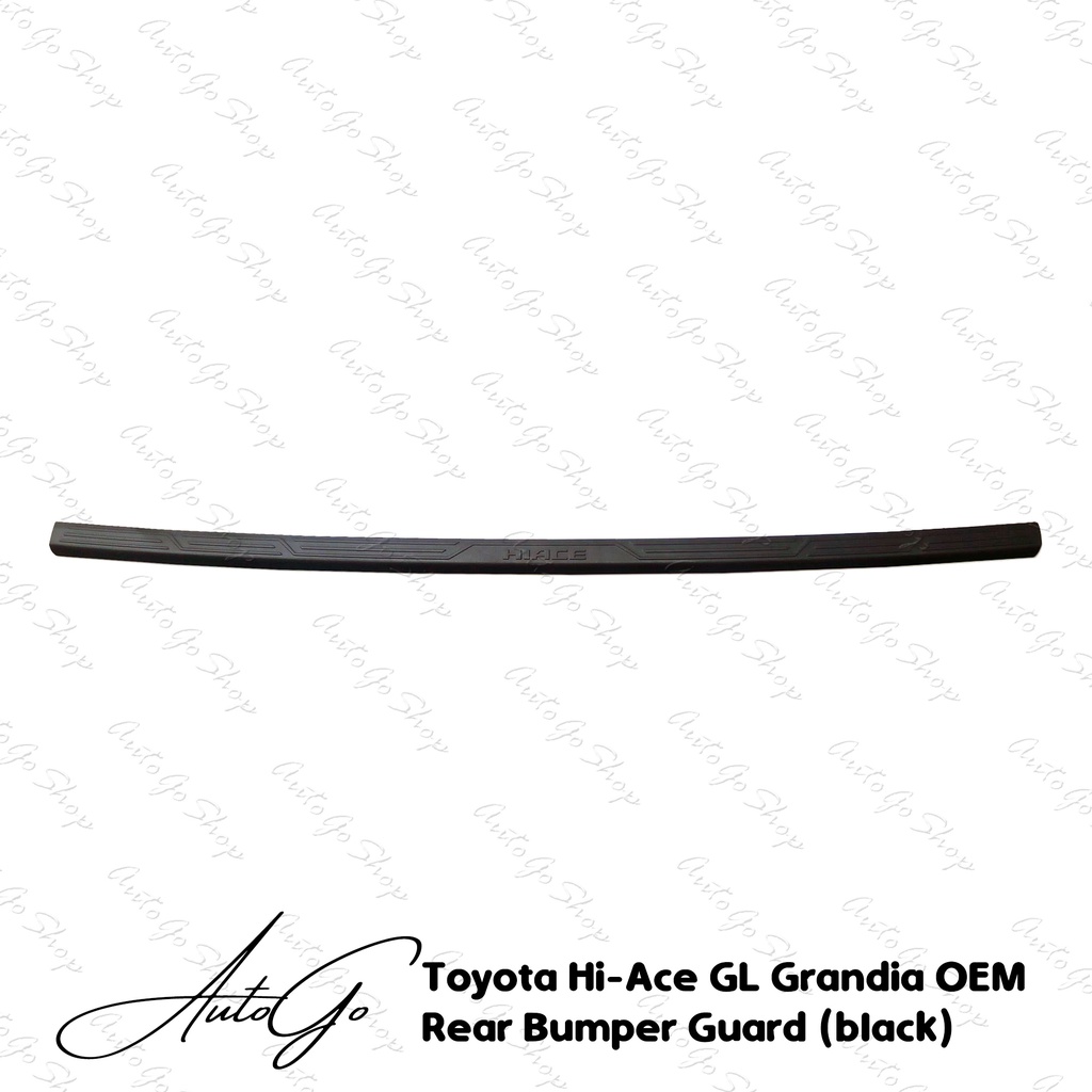 Toyota Hi-Ace GL Grandia 2019 - 2020 OEM Rear Bumper Guard (black ...