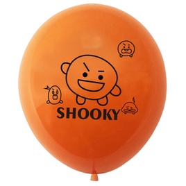 12Pcs BTS Theme Balloon Chain BT21 Balloon V Jungkook Chimmy RJ Latex ...