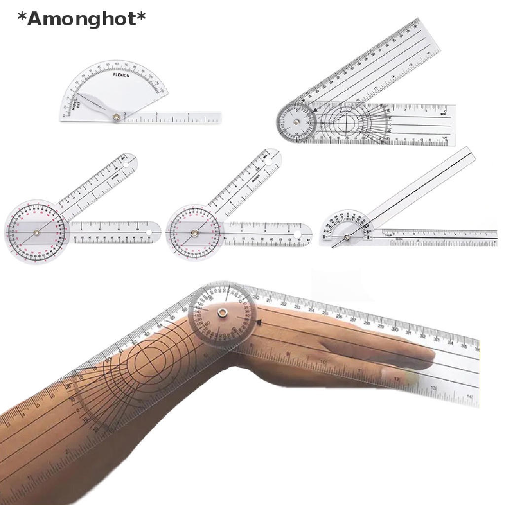 Amonghot> Medical Ruler Spinal Finger Goniometer 180/360 Degree ...