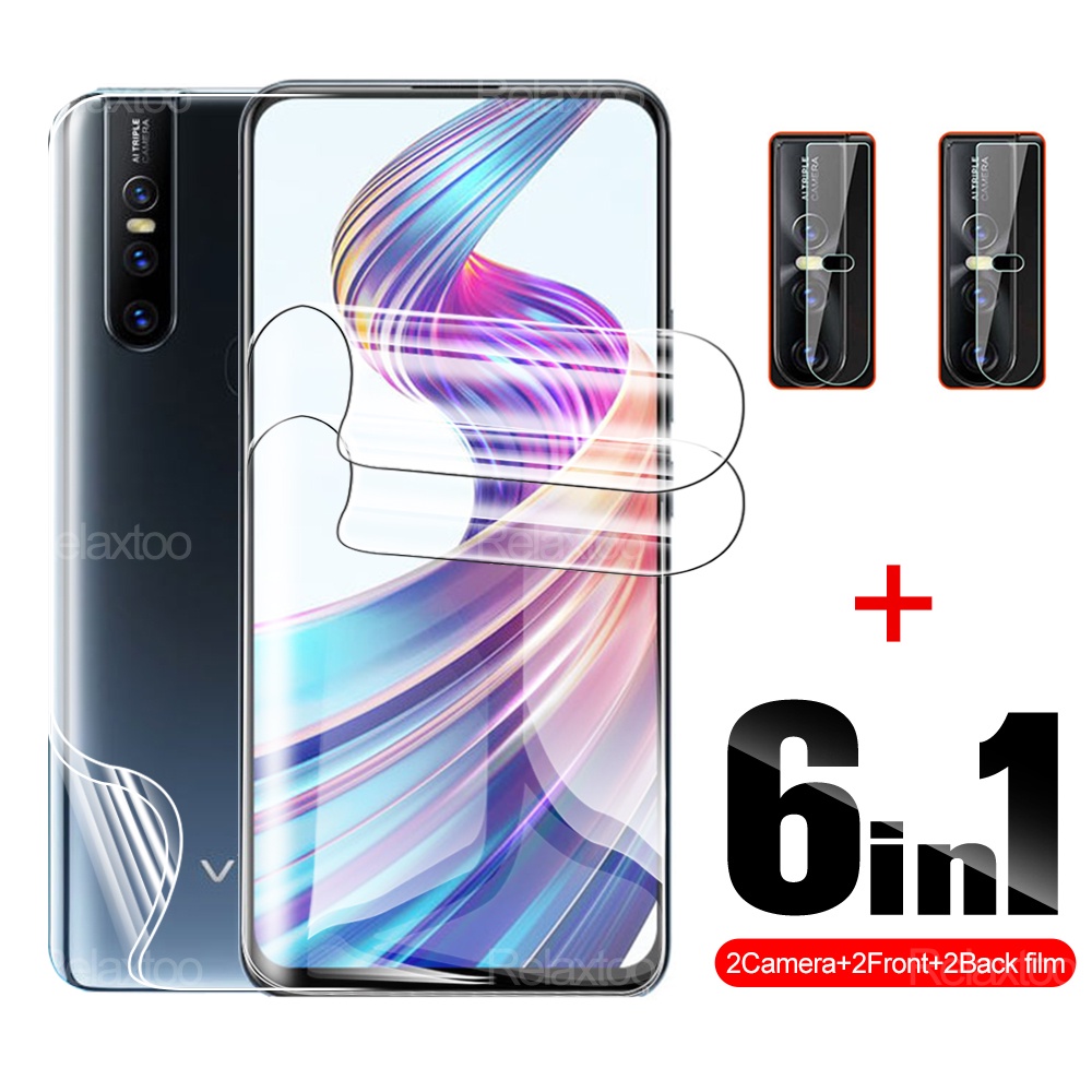 6IN1 Front Back Hydrogel Soft Film For Vivo V20 Pro V20SE V21 cover ...