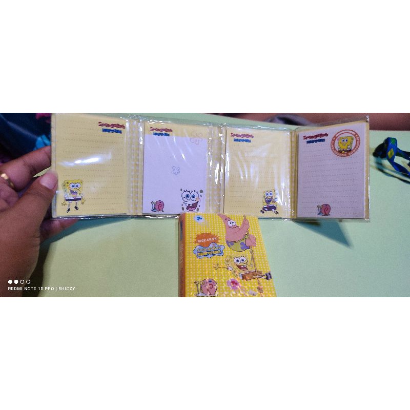 STICKY NOTES SPONGEBOB(PLEASE READ THE DESCRIPTION BELOW) | Shopee ...
