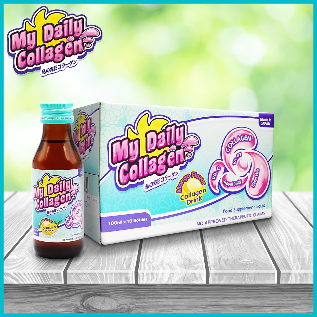 Collagen Supplement - Collagen Drink - My Daily Collagen (100ml x 10 ...
