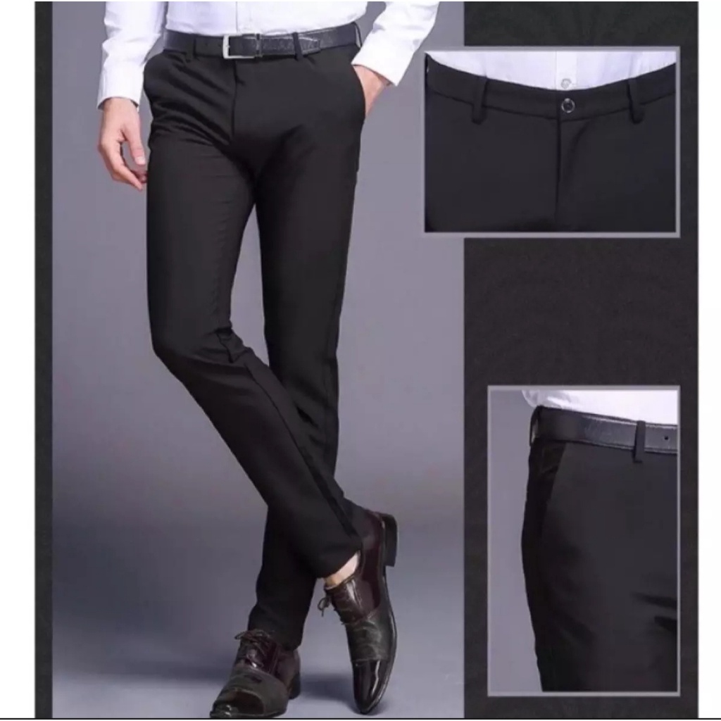 Skinny Slacks Men School Uniform/Office Uniform MAKAPAL (SIZE: 29,30,31 ...