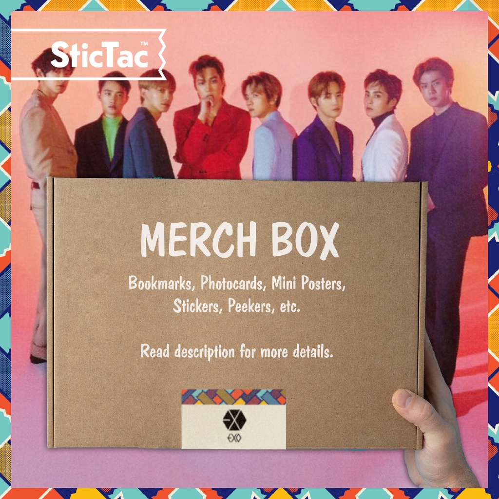 KPOP MERCHANDISE BOX - BTS TWICE BLACKPINK SEVENTEEN ENHYPEN RED VELVET ...