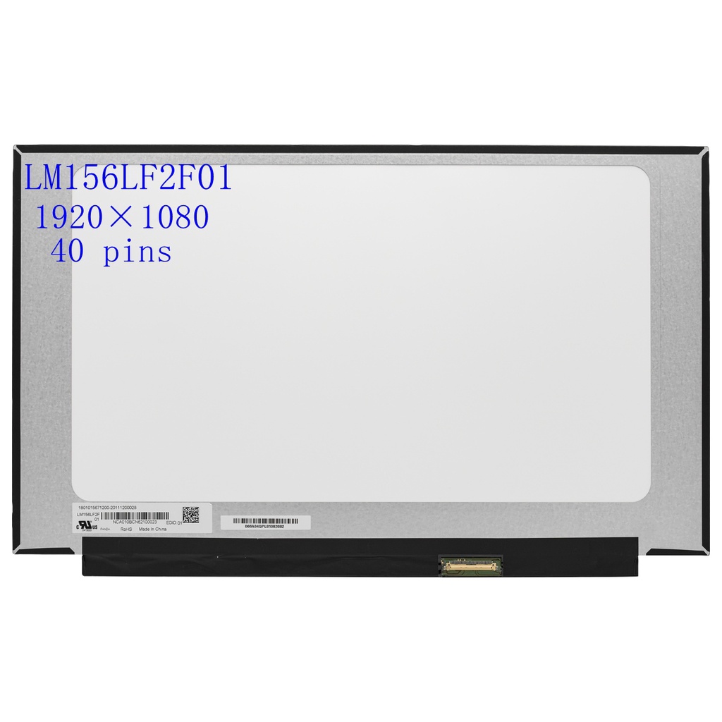 15.6"inch 144HZ Laptop Lcd Screen LM156LF2F01 FHD 1920X1080 IPS Panel ...