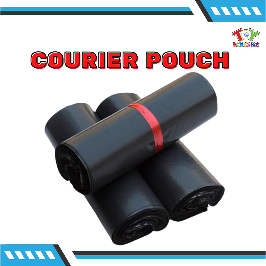 100pcs black courier pouch plain pouch express pouch Parcel Pouch ...