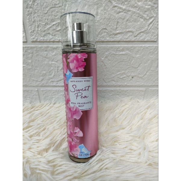 Bath & Body Works Sweet Pea New Fragrance Mist 236 ml | Shopee Philippines