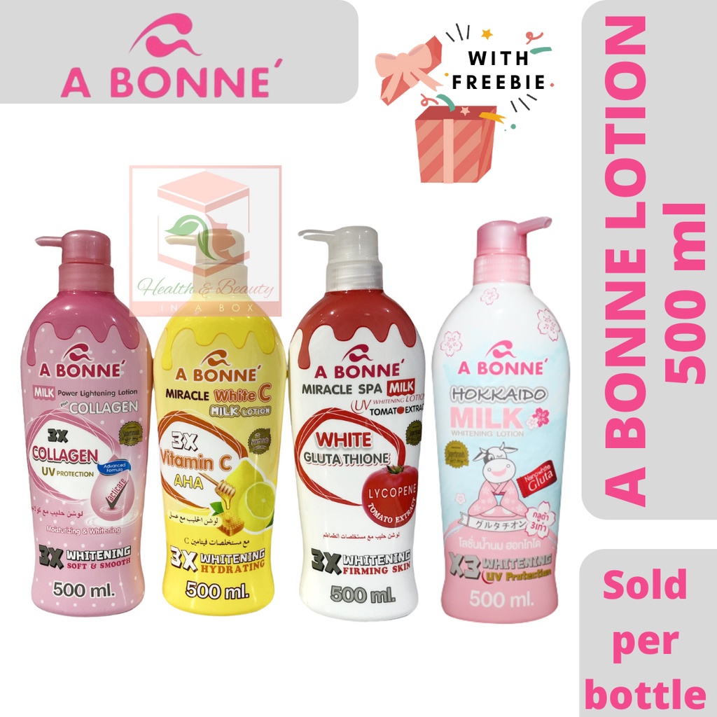 ORIGINAL/AUTHENTIC 100% A BONNE LOTION 500ML. COLLAGEN UV.PROTECTION ...