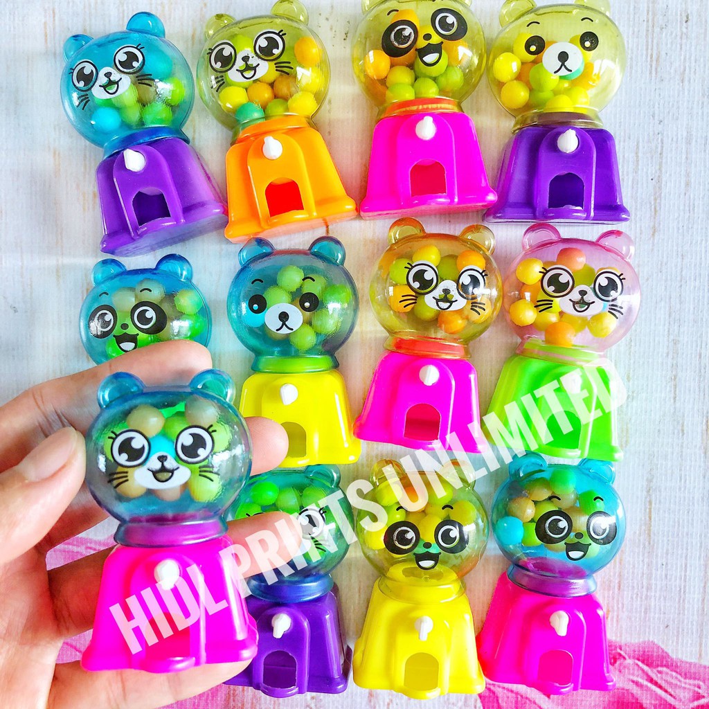COD [PER PIECE] Animal Gumball Candy Machine Loot Bag Fillers Souvenirs ...
