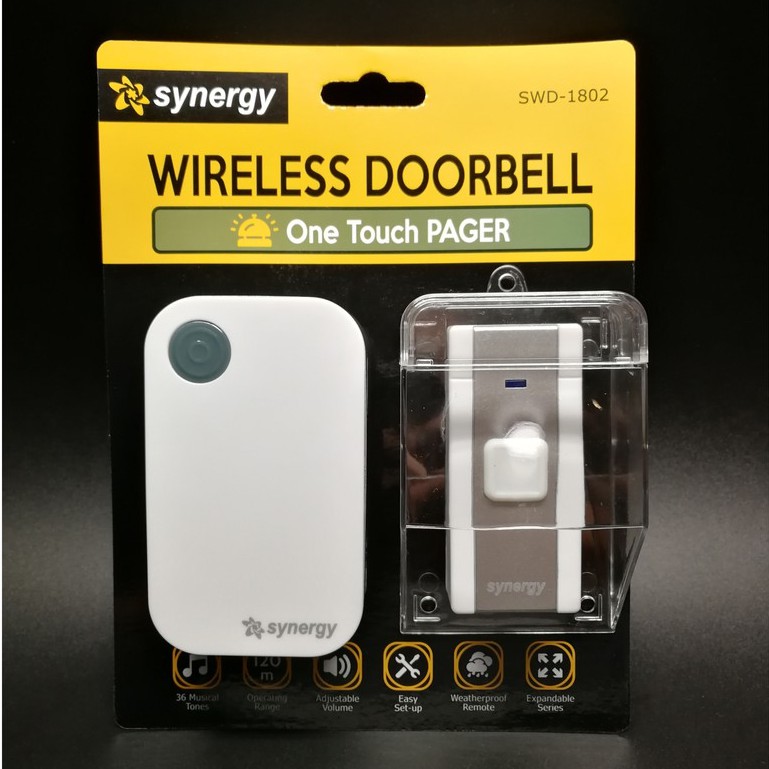 Synergy Wireless Doorbell with Remote Cover (SWD-1802C) | Shopee ...