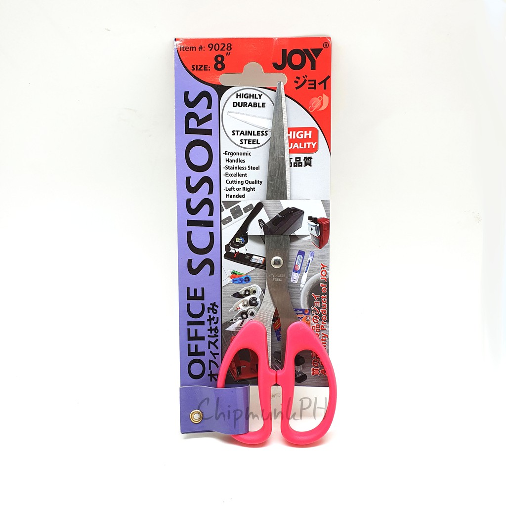 Joy High Quality Stainless Steel Office Scissors 8"/ 7"/ 6" Gunting ...