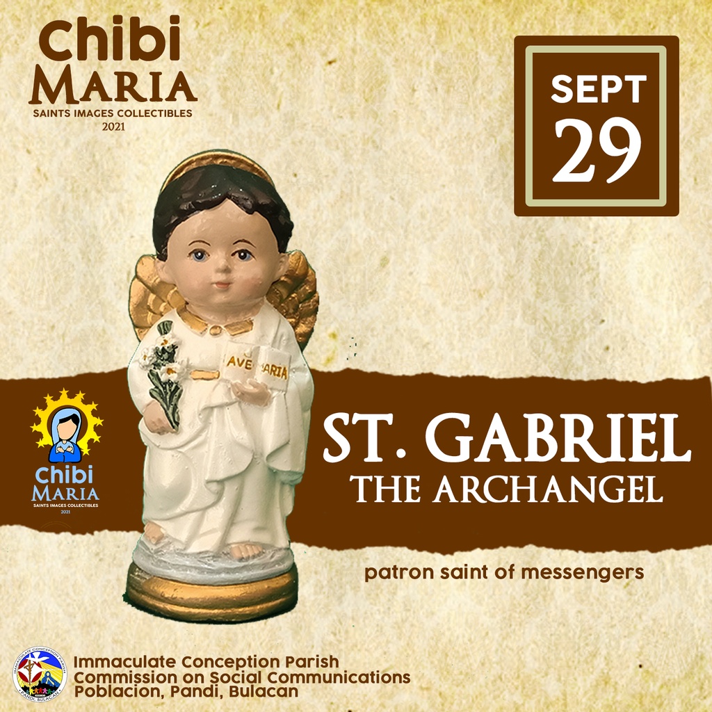 Chibi Saint - Saint Gabriel the Archangel / San gabriel Arkanghel ...