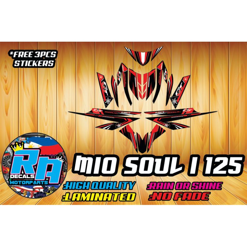 Mio Soul I 125 Decals | Shopee Philippines