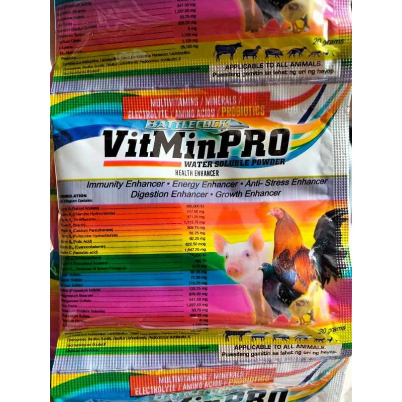 VITMINPRO Water Soluable Powder | 20g sachet | (per 1pc) | Shopee ...