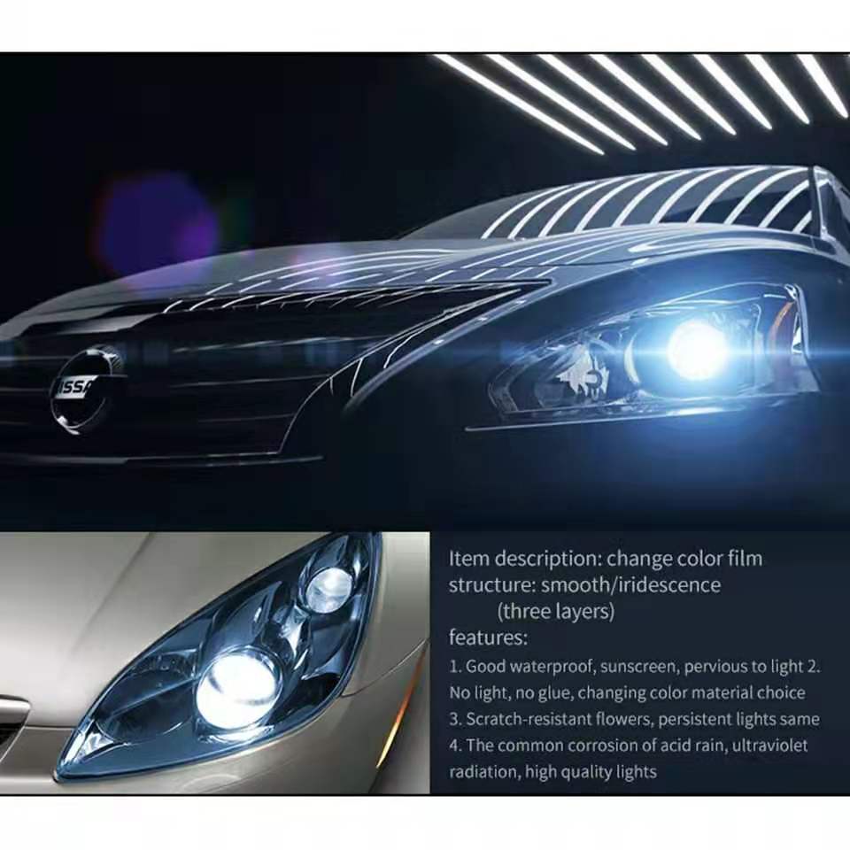 30 x 45cm Car Smoke Fog Light Headlight Vinyl Taillight Tint Film Sheet ...