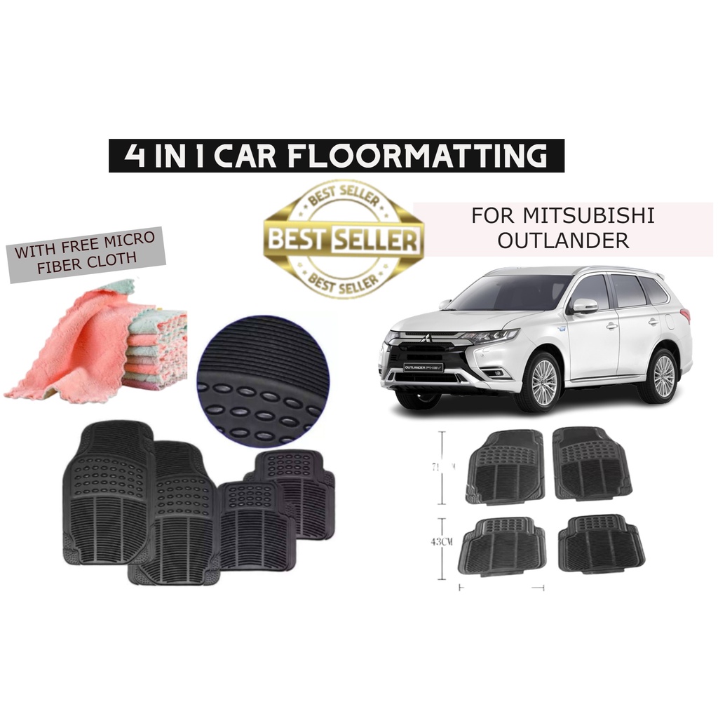 HighQuality 4 in 1 Car Floor Foot Matting Rubber FOR ...