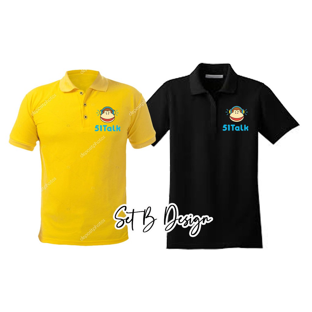 51talk Set B MAX polo Shirt | Shopee Philippines