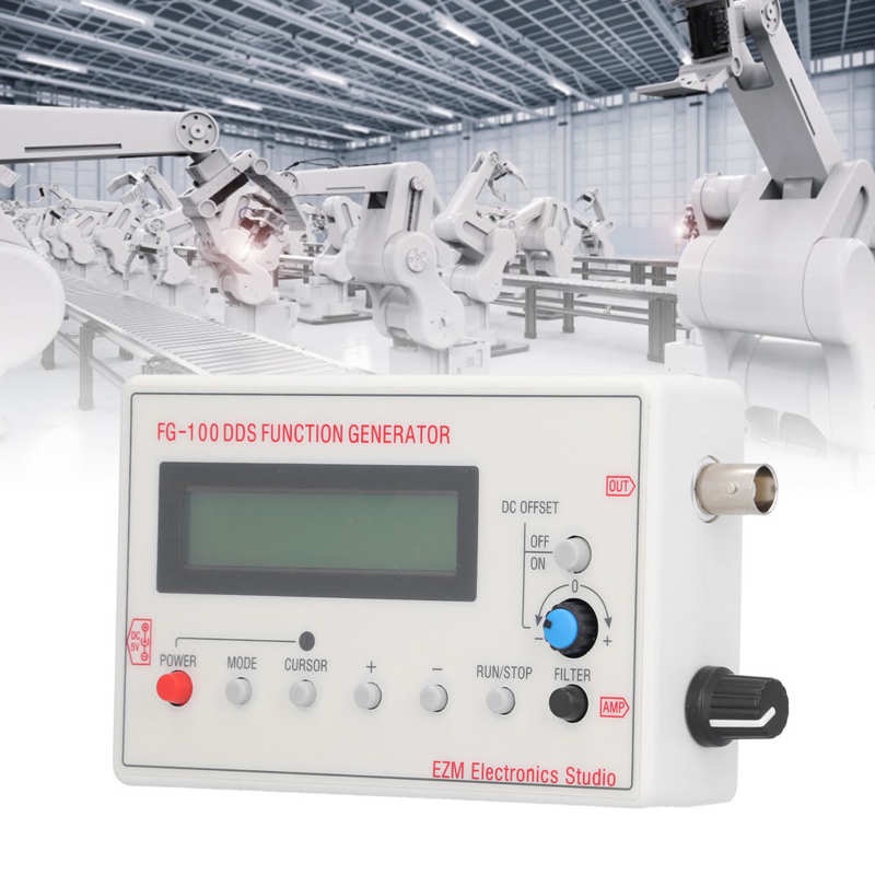 DDS Function Generator Digital Display Waveform Signal Source Frequency ...