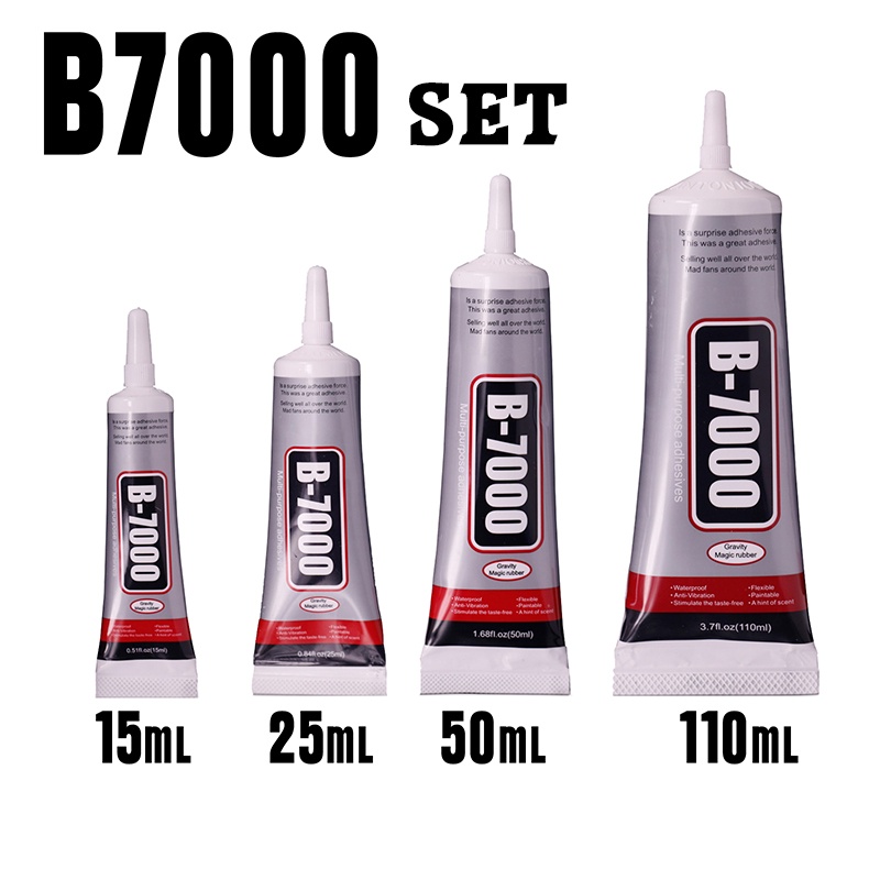 15ml 25ml 50ml 110ml B7000 Liquid Glue Clear Contact Phone Repair Adhesive Multipurpose Diy Glue ...