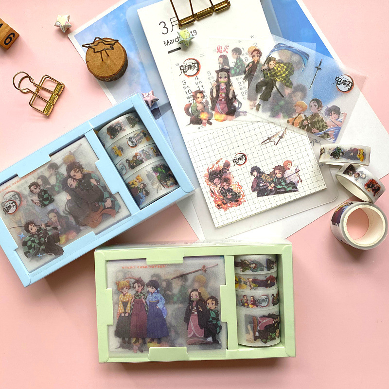 express delivery · Demon Slayer Peripheral Anime Cute Cartoon Sticker ...