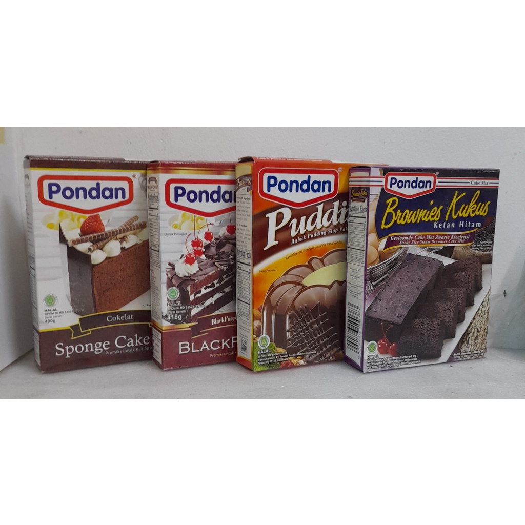 Pondan Pudding All Variant 200g (Chocolate,Cokelat,Black Forest ...