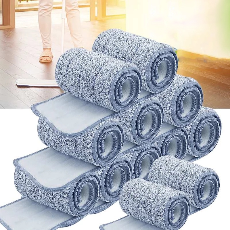 [HOT]Kitchen Floor Cleaning Bathroom Scratch Mop Rag Replacement Mop ...